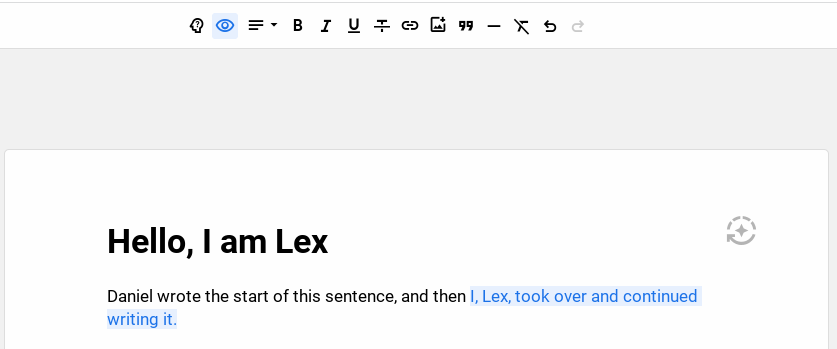 Lex: The Simple Way to Try AI Copywriting - by Daniel Nest