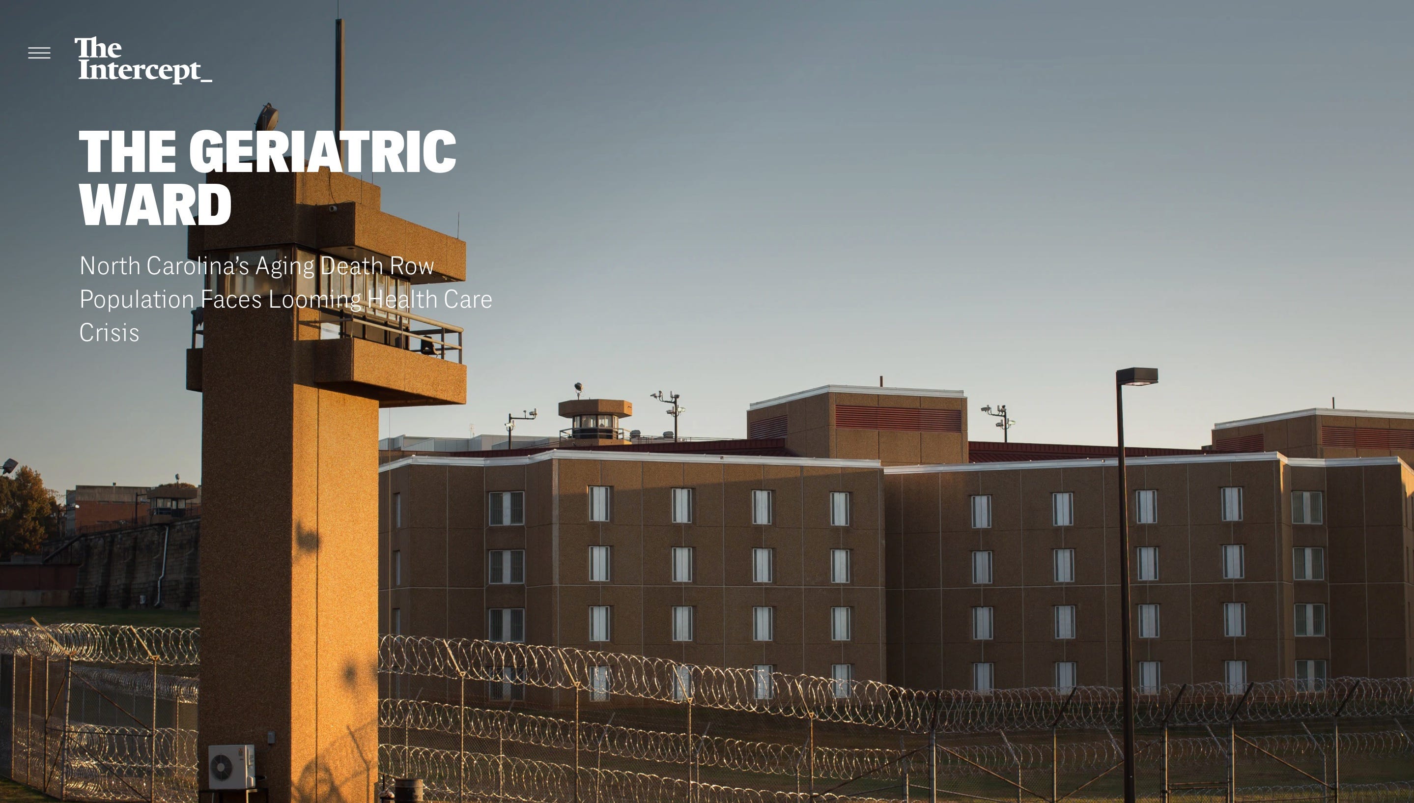 incarcerated elders: a looming health care crisis on death row