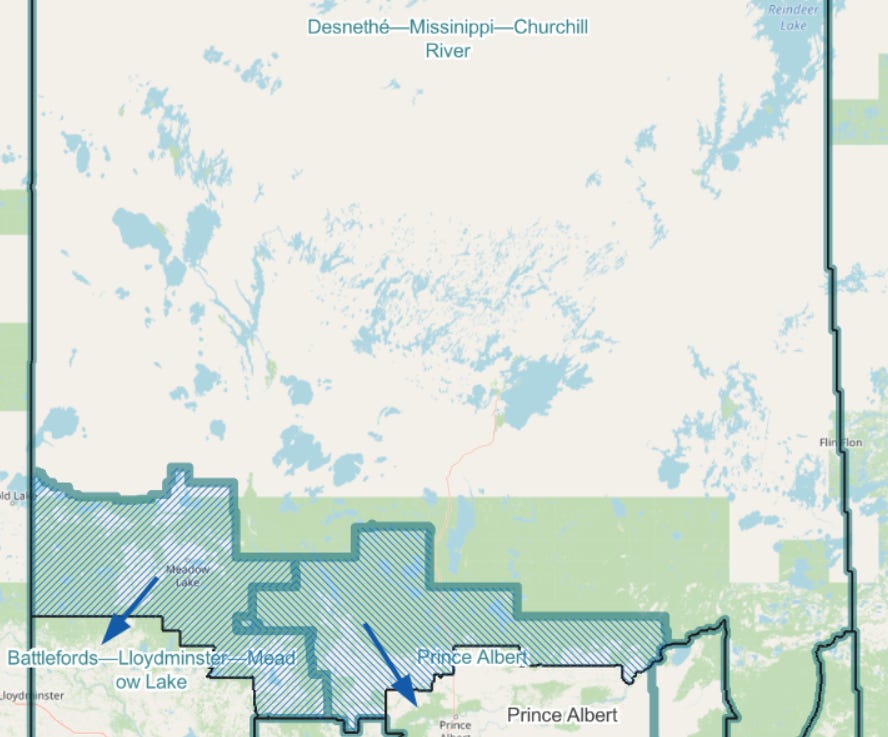 Final proposed federal maps for Saskatchewan and Newfoundland & Labrador