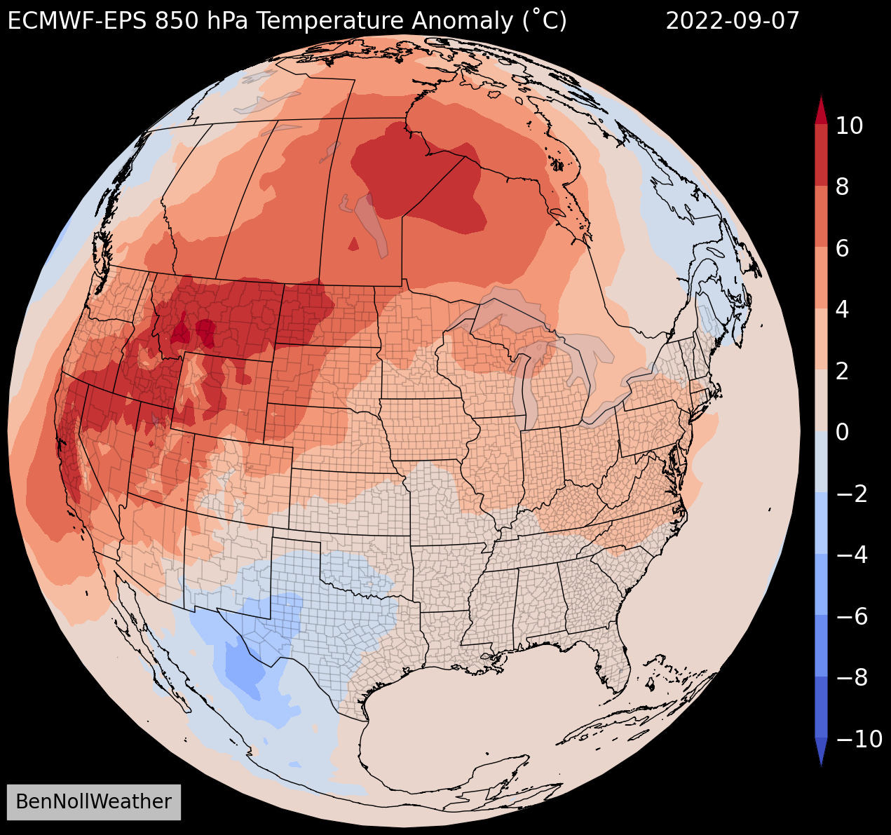 Meteorological fall to arrive gracefully - by Ben Noll