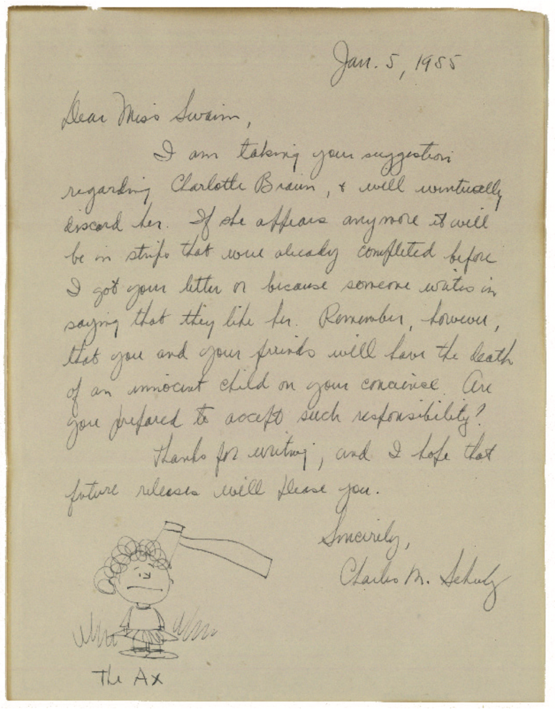 The Ax - by Shaun Usher - Letters of Note