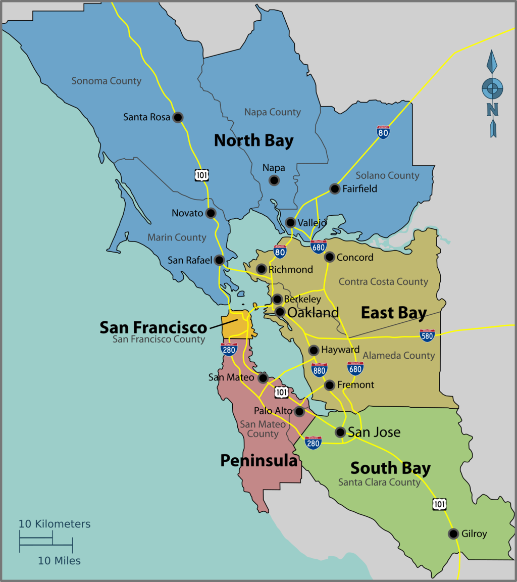 La (vera) geografia della Silicon Valley