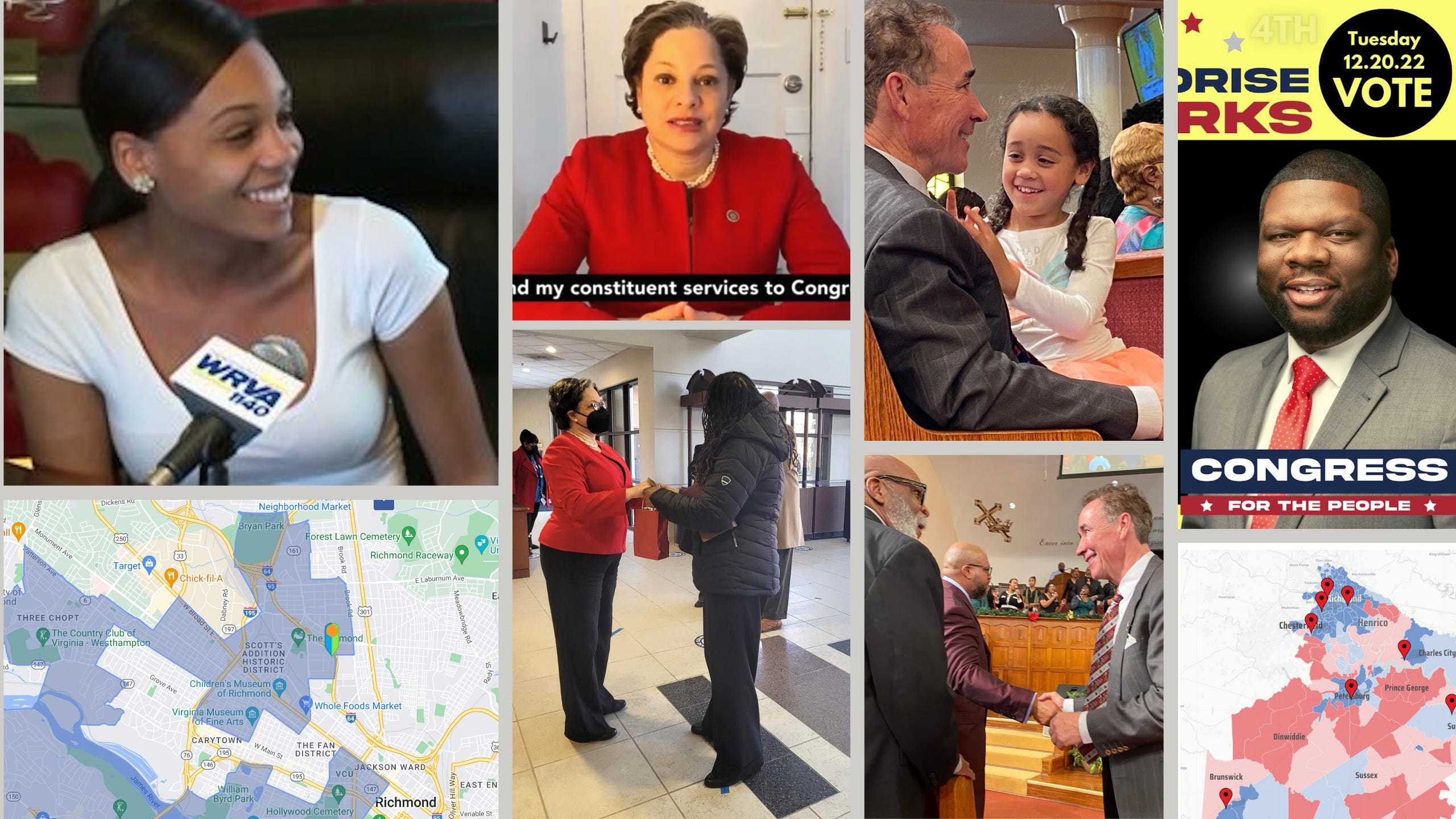 Myrna Morrissey Robo, McClellan Billboard at Polling Place, Scott Ad ...
