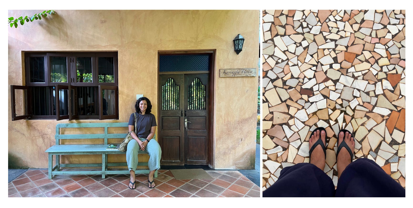 Walking Down the Sunlit Path - by Ila Reddy - आईना