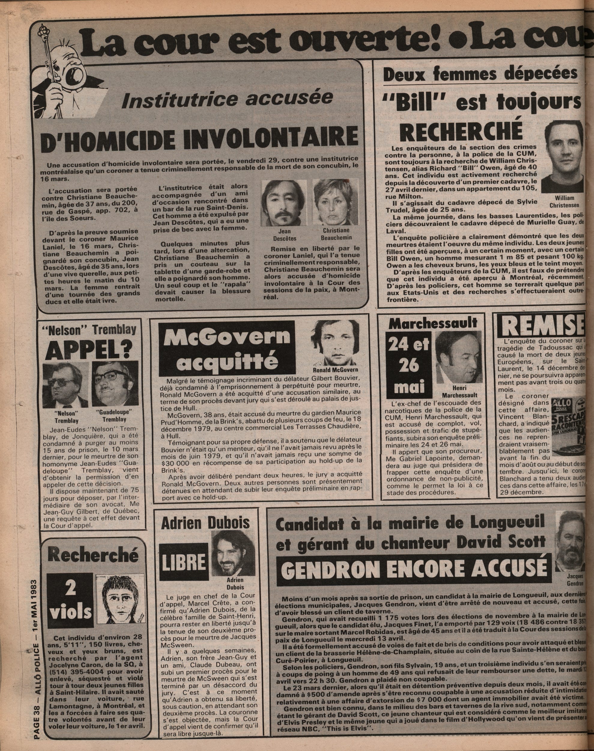 Scandale à Bordeaux | Allo Police | Août 1984