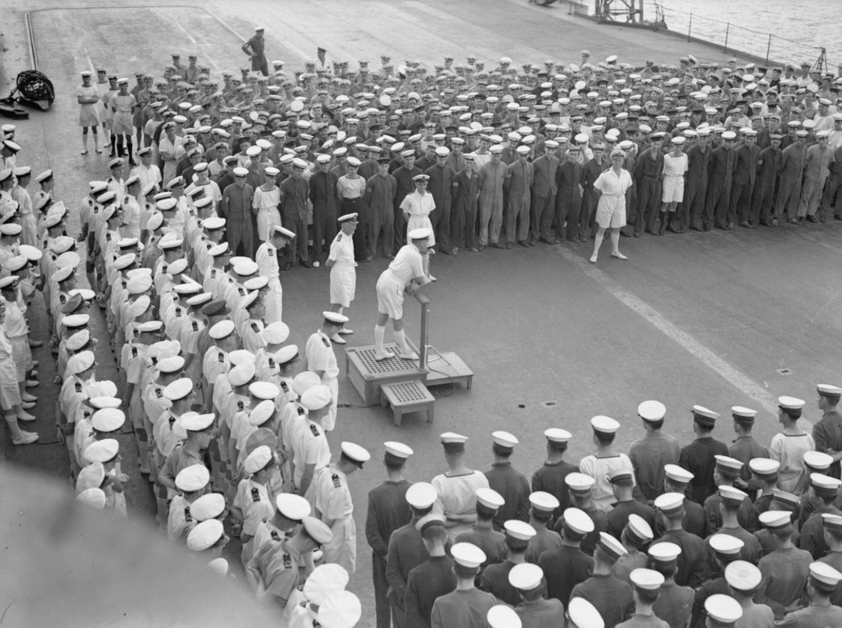 HMS Ark Royal torpedoed - by Martin Cherrett