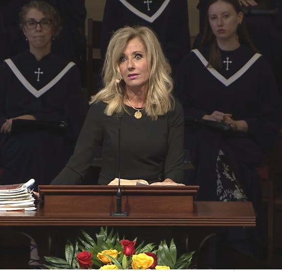 Beth Moore Preaches Sermon At Church - by Protestia