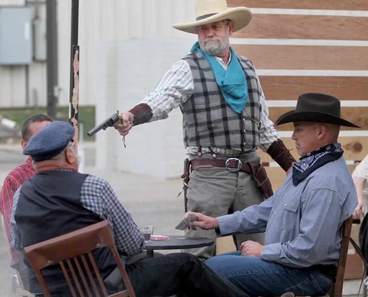 Newton celebrates 150 years of history with Hyde Park gunfight reenactment