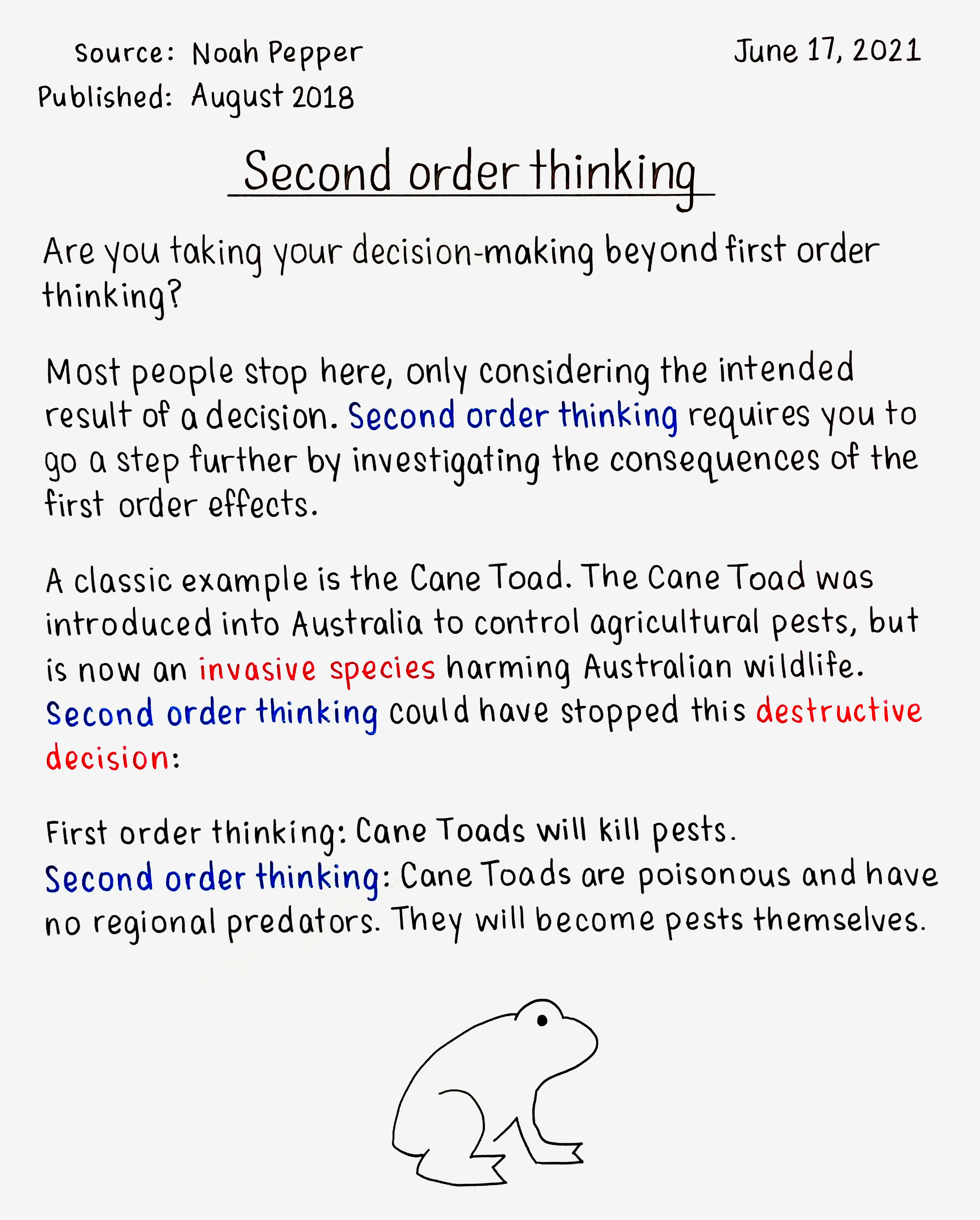 June 17: Second order thinking - by Danny Sheridan