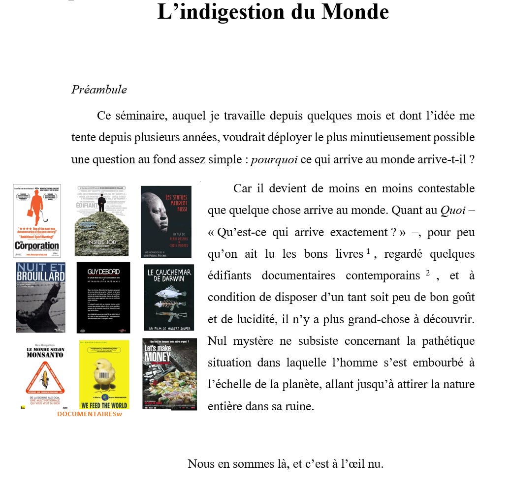Le Séminaire de Stéphane Zagdanski à lire noir sur blanc