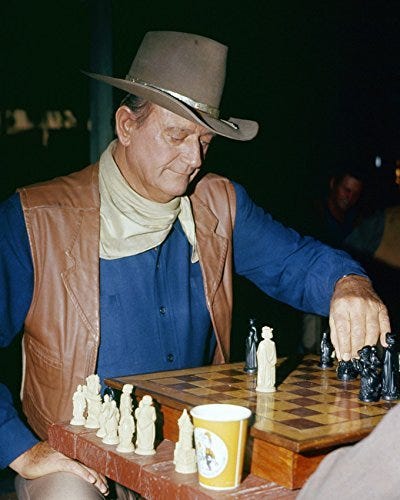 John Wayne, Chess Player Post #22 - by Ed Yetman, III