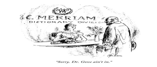 Interlude: Kerfuffle Over a Dictionary?