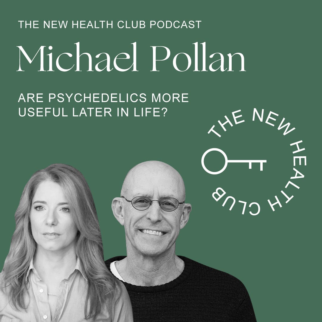 🍄 The New Health Club #18 - Michael Pollan: Are psychedelics wasted on ...