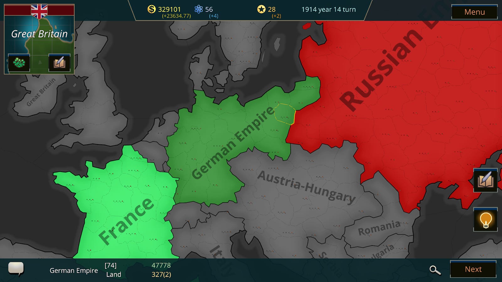 Warnament Dev Update #2: Political Institutions & Map Lenses