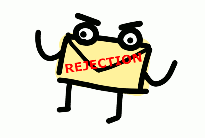 A rejection letter to rejection letters - Hamish Doodles