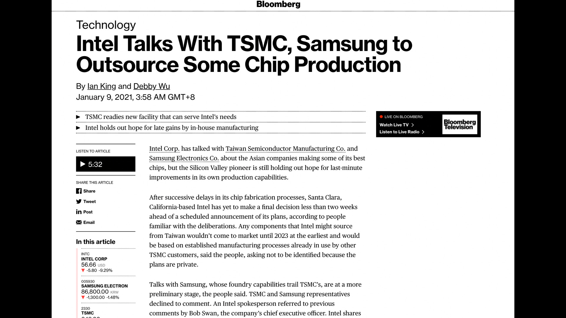 How TSMC Might Spend $28 Billion - by Jon Y