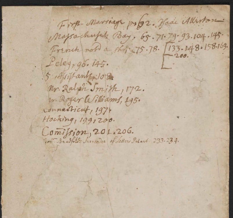 A Notebook from the First "Thanksgiving" - by Jillian Hess