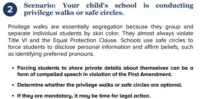 Guidebook gives real-world examples and advice for fighting 'woke' schools