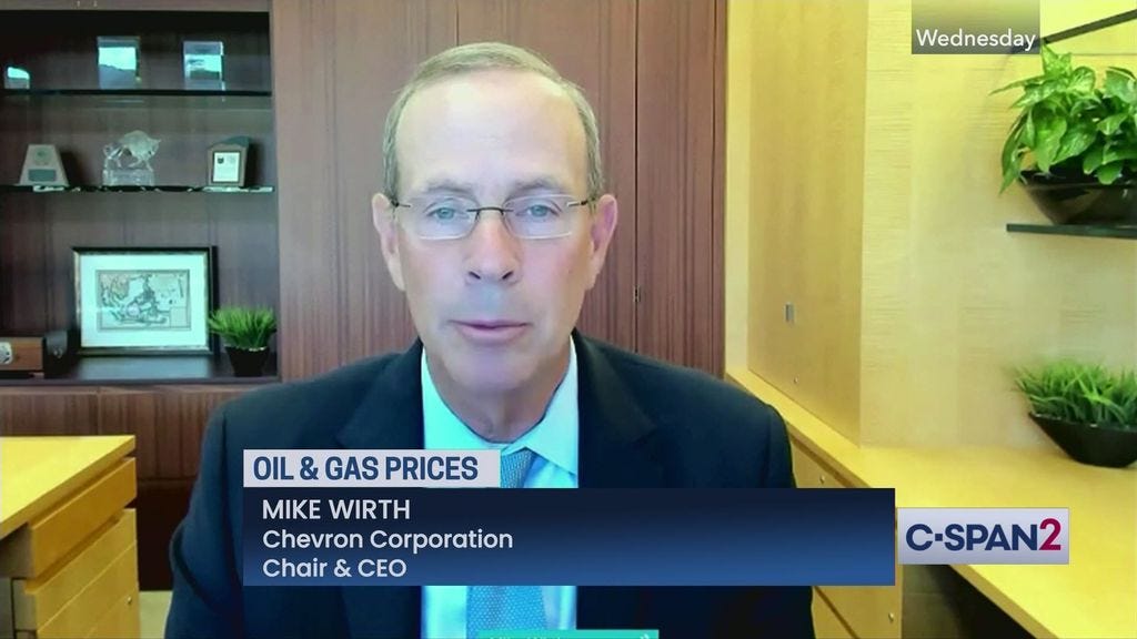Chevron Ceo Mike Wirth Jumps In The Game With Both Feet