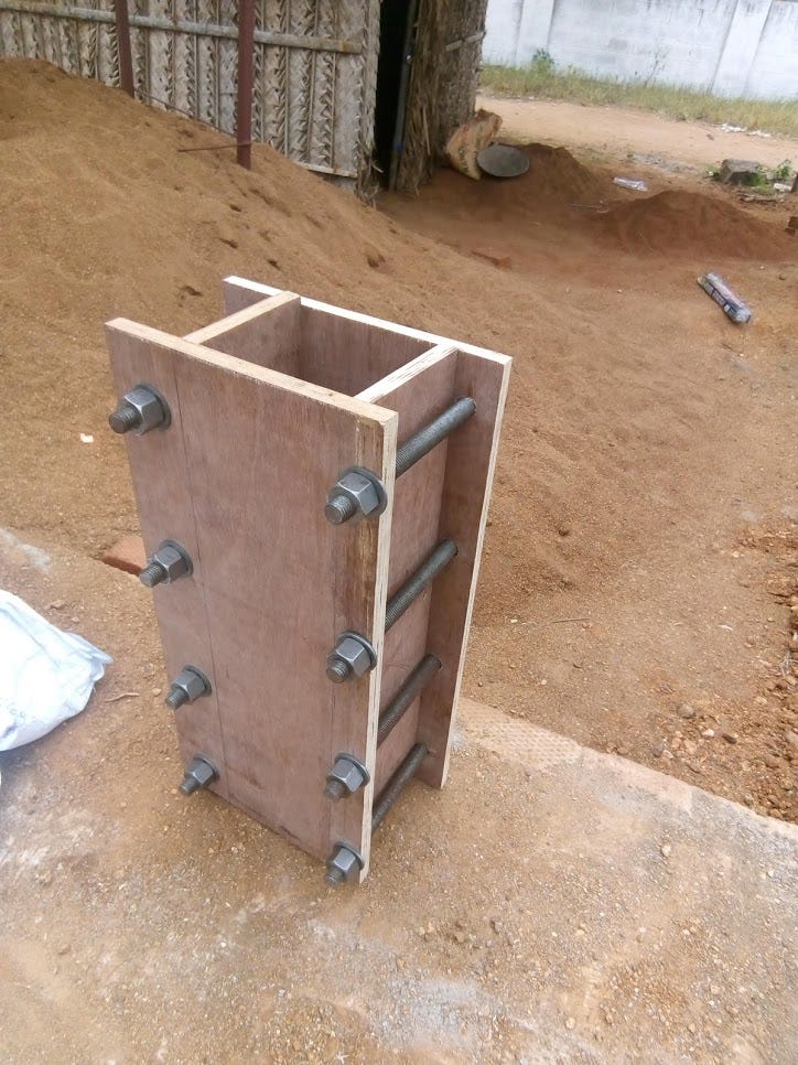 The Test Wall - by Gokul - The Rammed Earth Chronicles