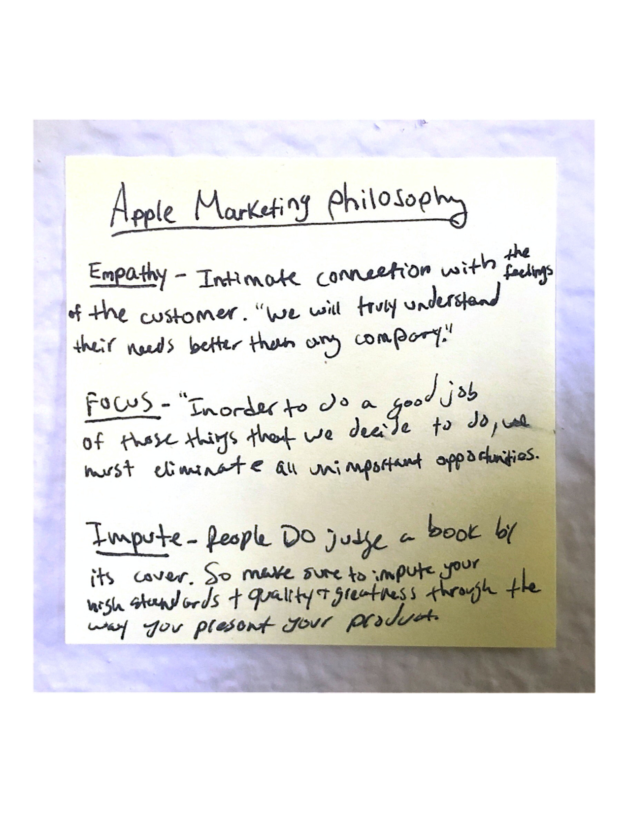 Issue #001 - The Three Principles That Always Drove Apple