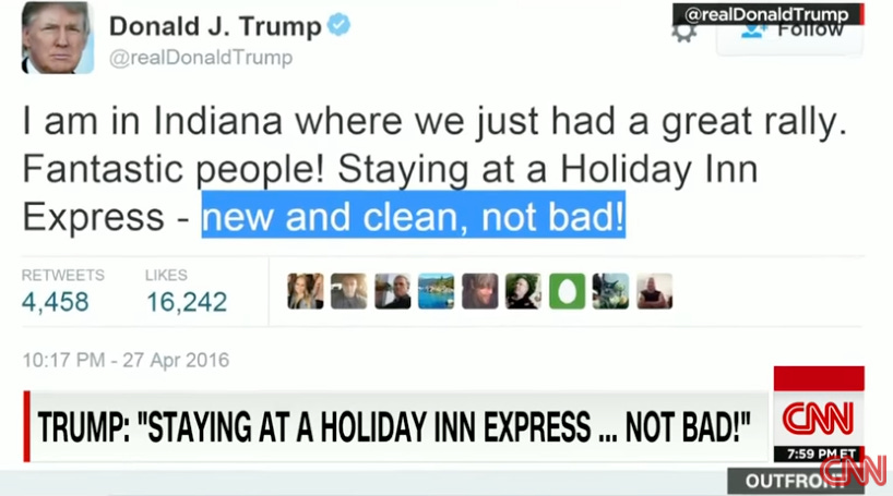 A society of Holiday Inn Express guests - by Parker Molloy