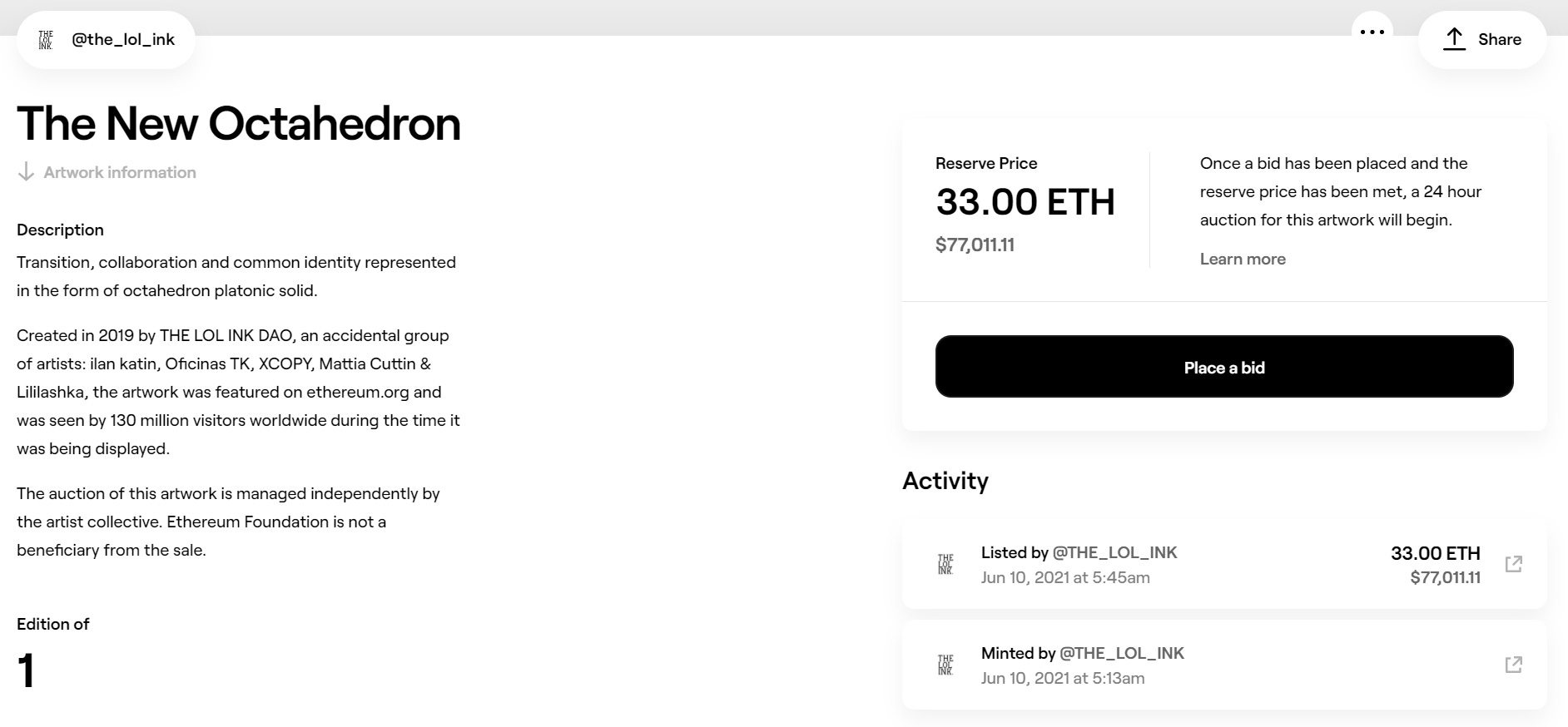 Inside "The New Octahedron" - by William M. Peaster
