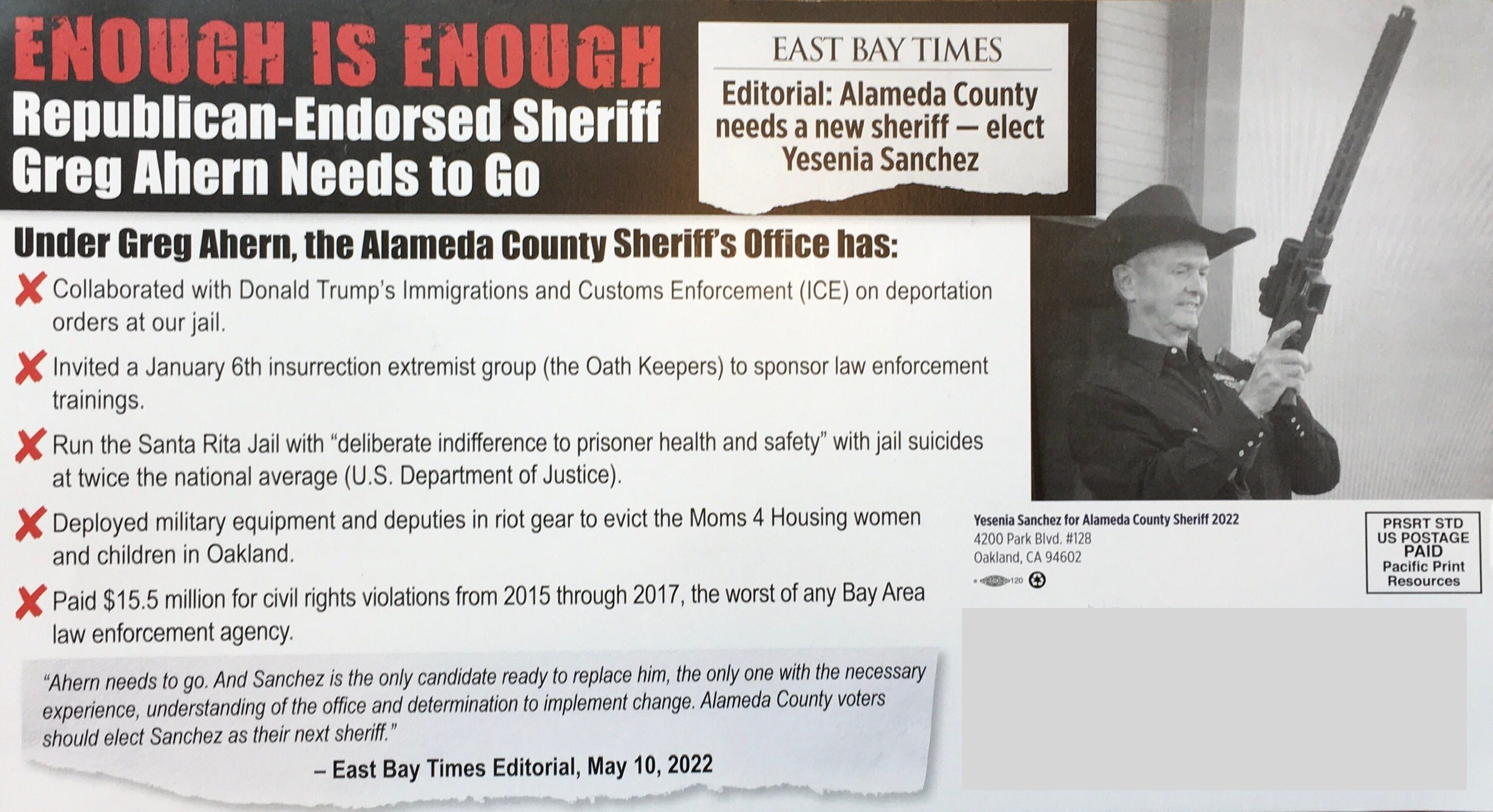 Major hit pieces arrive in Alameda County races just days before ...