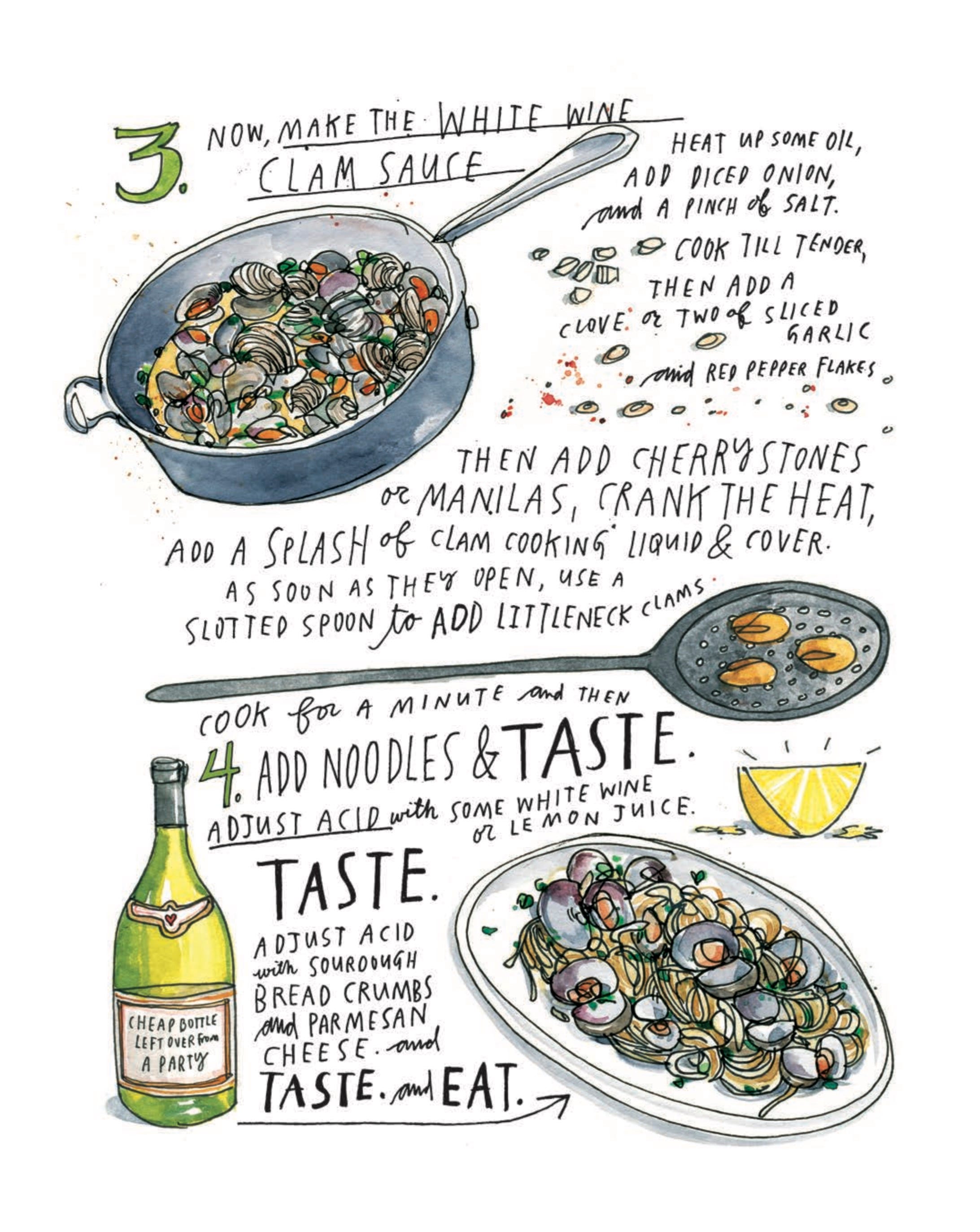 Pasta alle Vongole by Samin Nosrat - by Brian Hogan Stewart