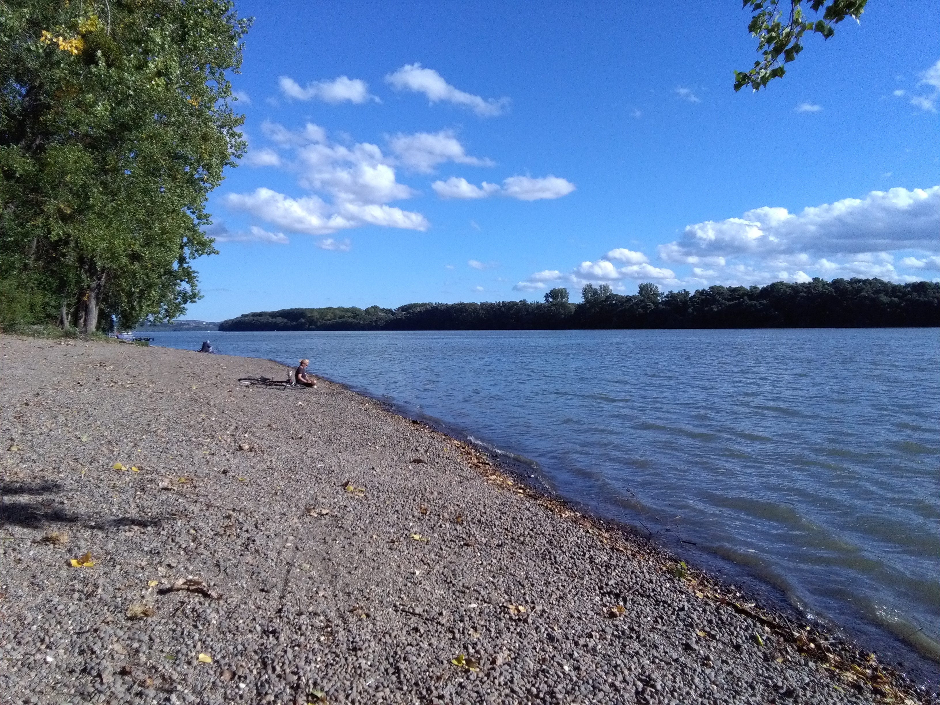 Első kerekezés: Kismaros - Nagymaros, 2020.10.04.