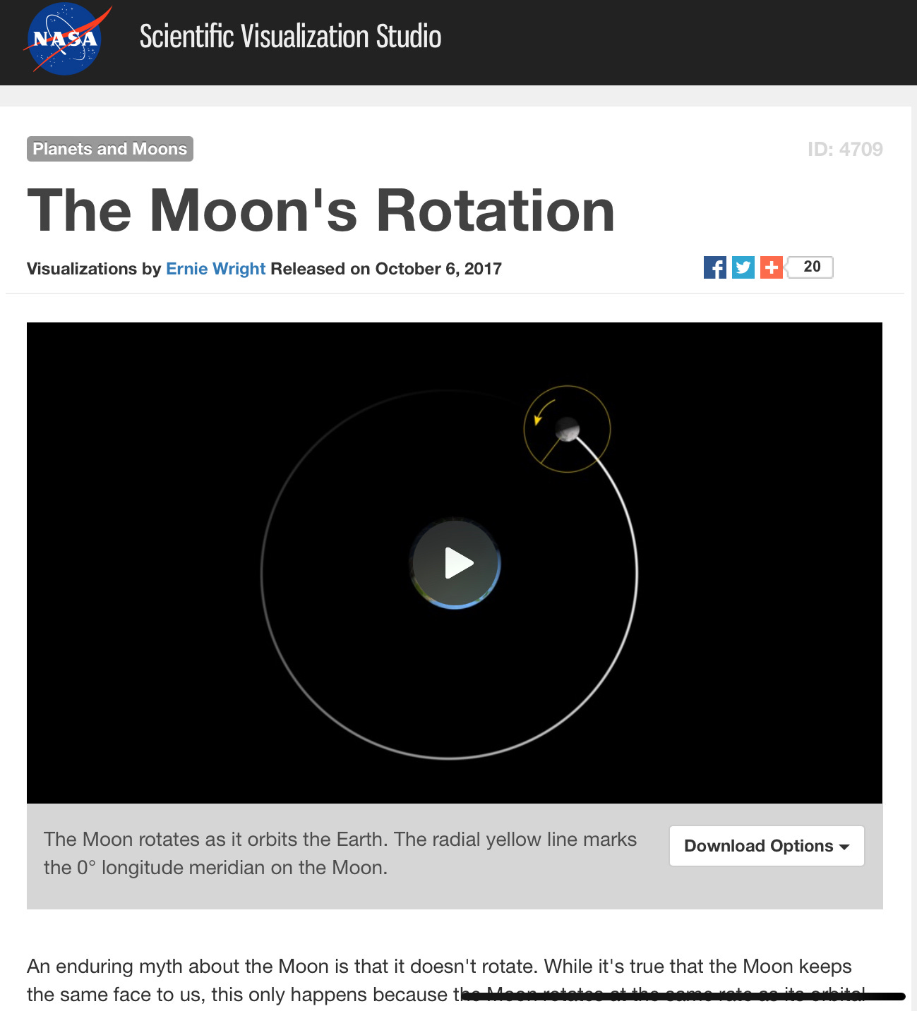 Does the moon spin? - by Zacha Fraccattac