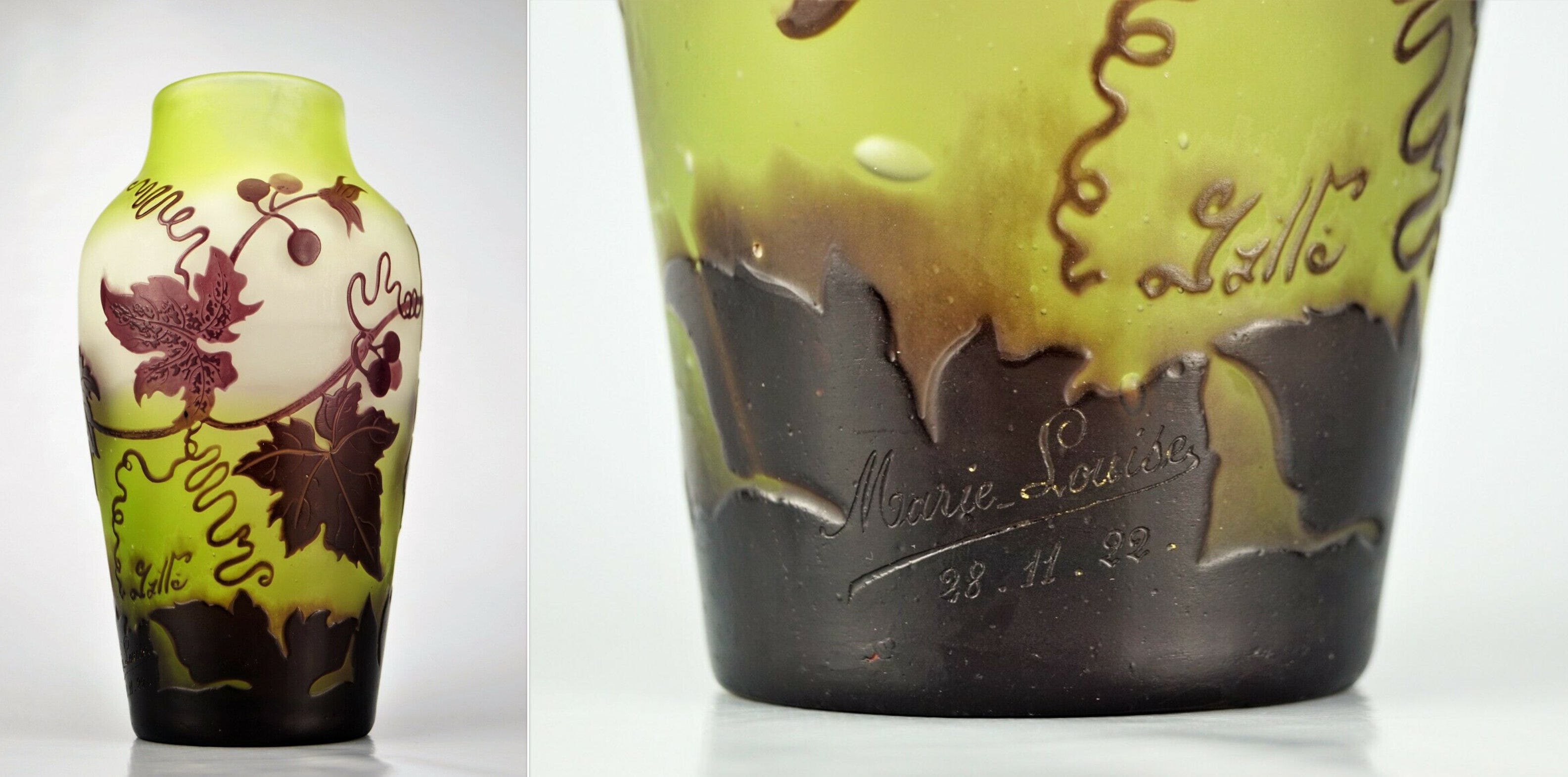 The Gallé signatures on glass after 1904 : a tentative chronology (part ...