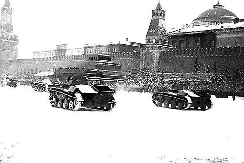 The Red Army parades in Moscow - by Martin Cherrett