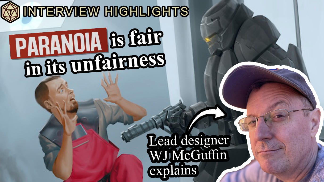 Paranoia is fair in its unfairness - by Dave Thaumavore