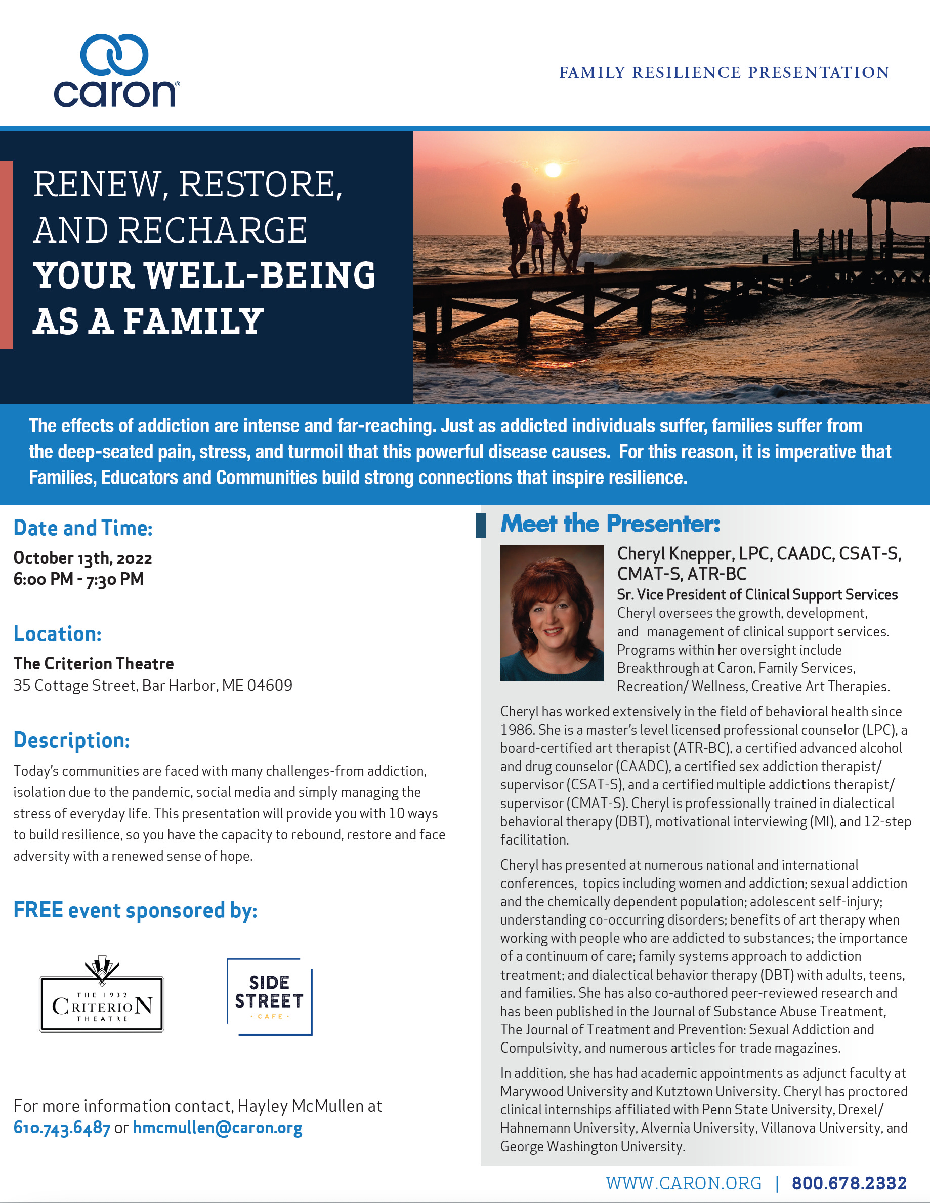 How to Build Family Connection + Resilience: Caron Treatment Center ...