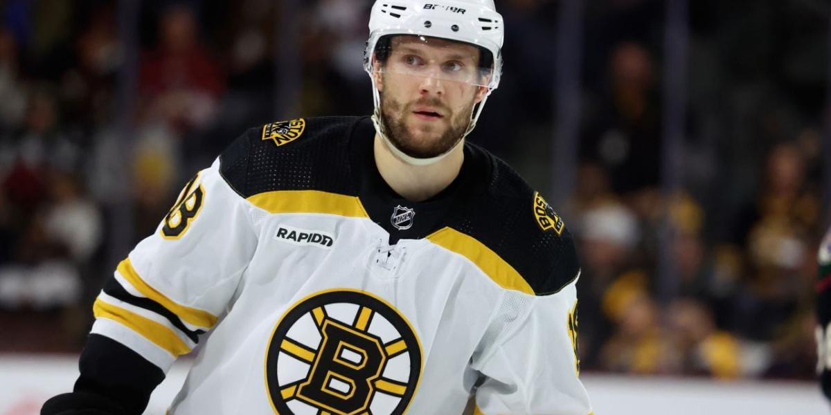Pavel Zacha has been a perfect fit on the Bruins second line