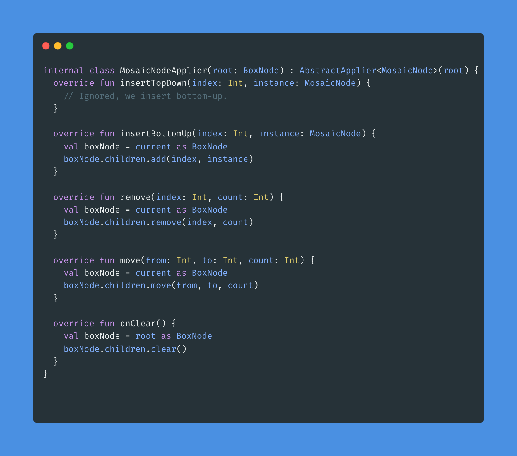Writing a custom client library for the Compose runtime