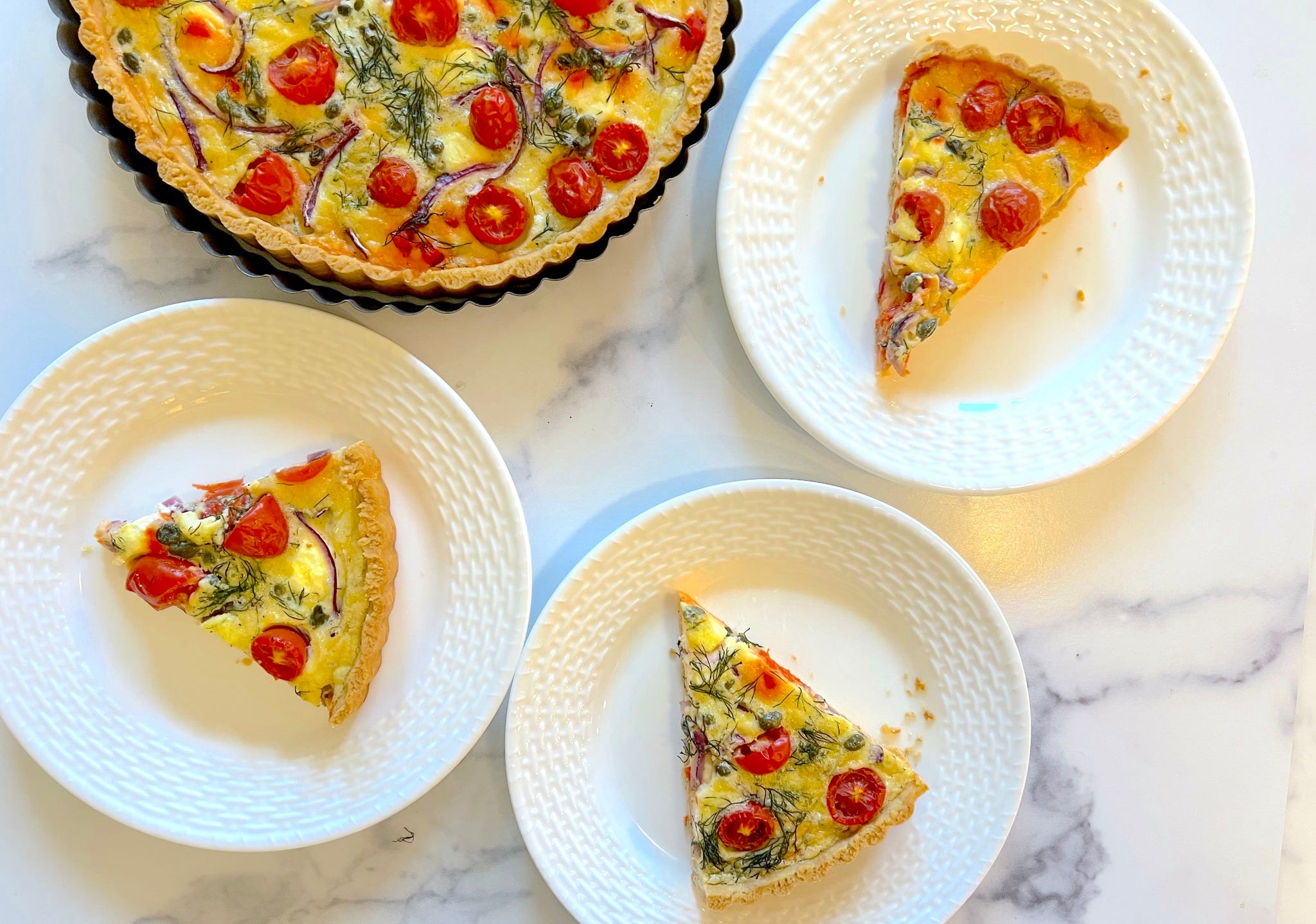 Skip the LES breakfast line and slice into this tart for brunch