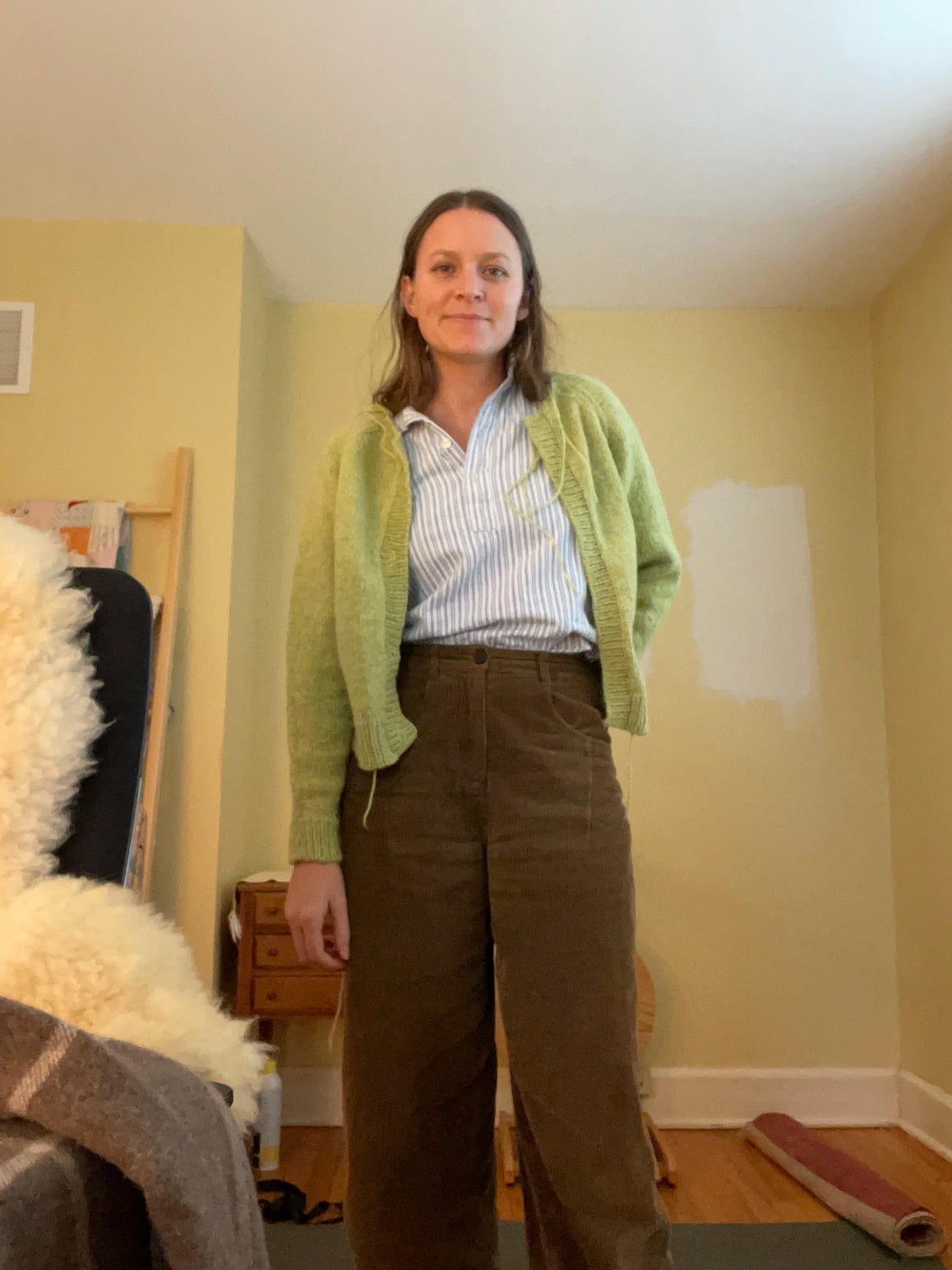 the making of a 'rhinebeck sweater' - by ani lee