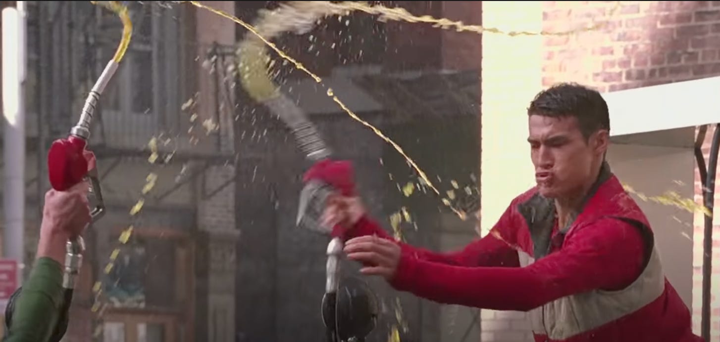 Freak Gasoline Fight Accident in the Harbor of Optionality