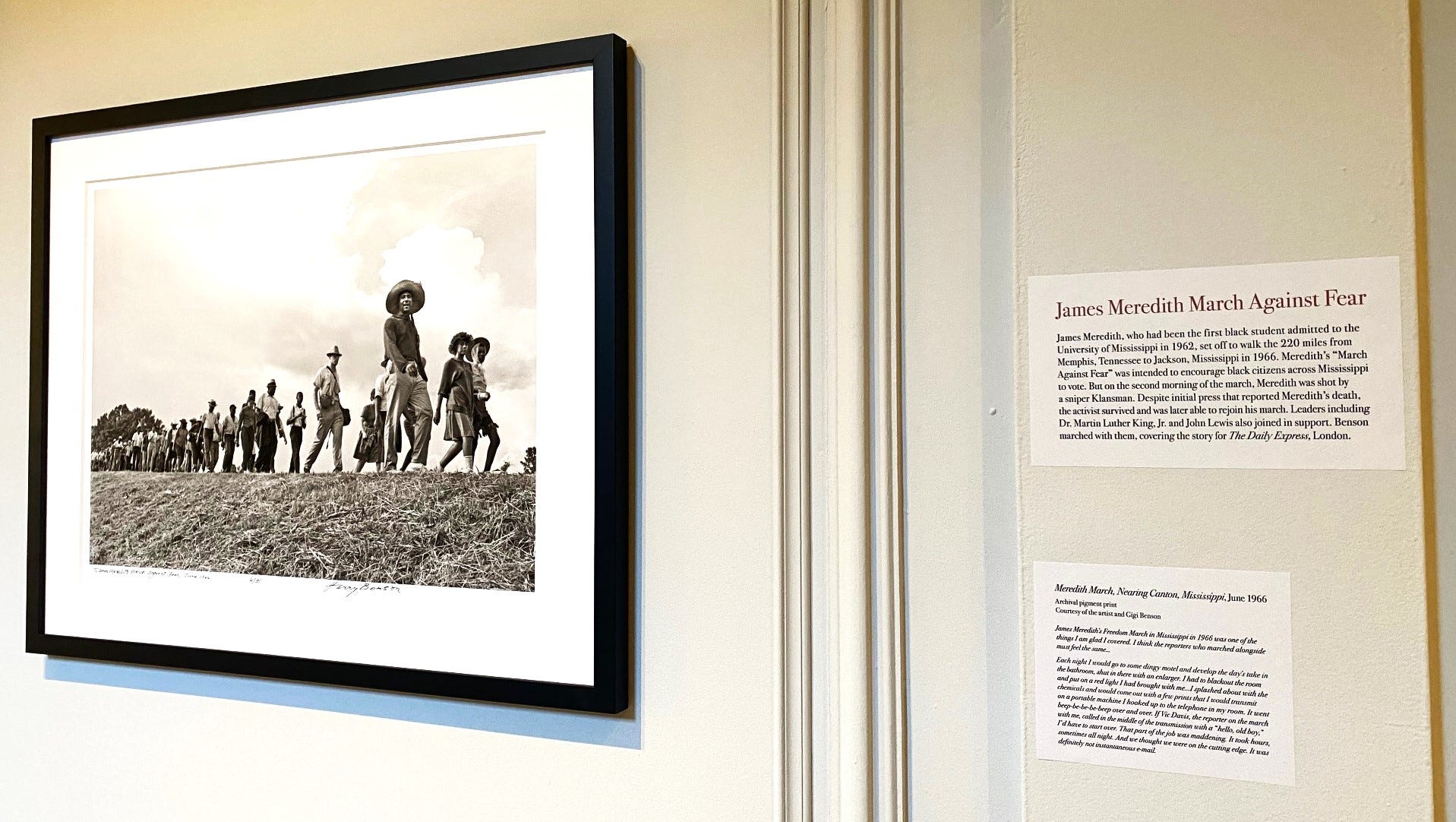Photographs of the James Meredith March Against Fear, at the Addison ...