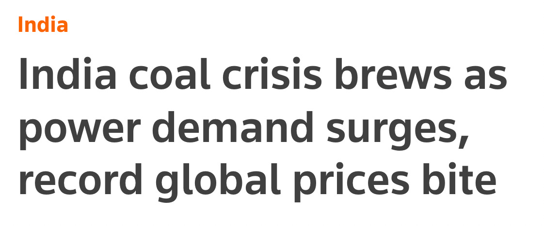Global Energy Shortage (ca. 2021) - by Sricharann Seshadri
