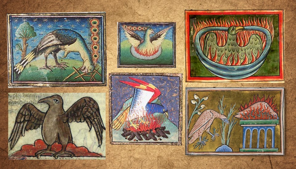 Phoenix Rising from the Ashes: Symbolic death & resurrection in story & art