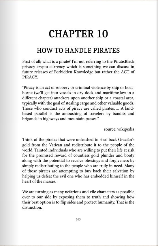 How To Handle Pirates - Forbidden Knowledge How To Handle Pirates - Forbidden Knowledge
