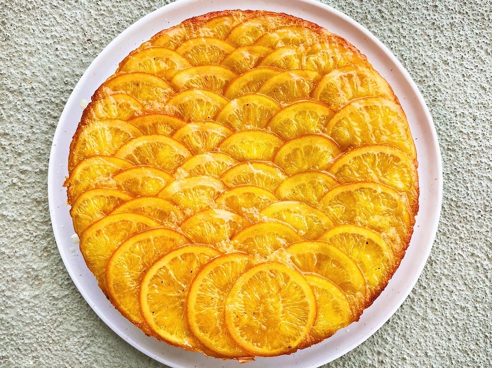 Orange Cardamom Olive Oil Cake 2.0 - by Carolina Gelen