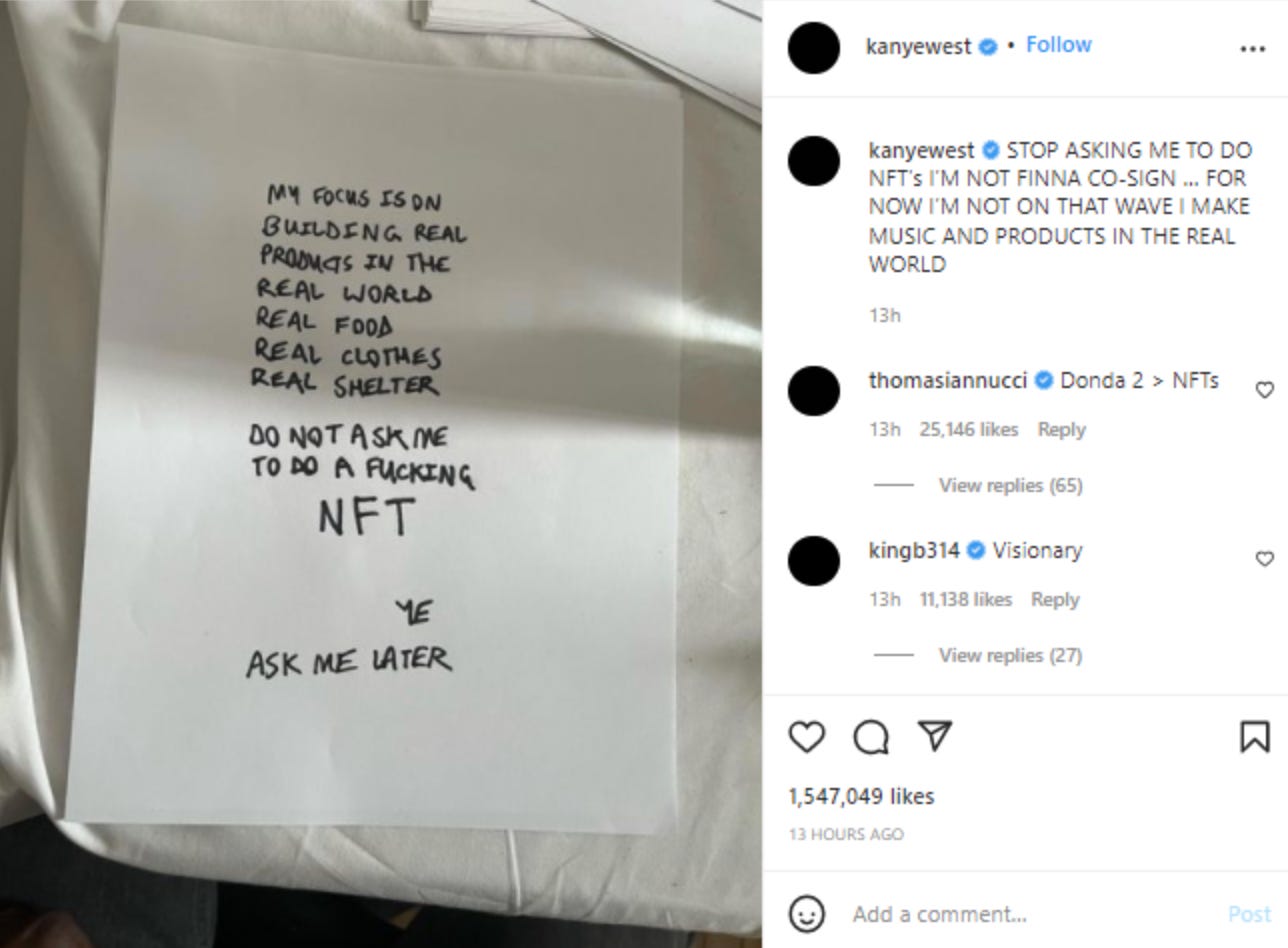 [Short #35] Kanye West - Web3 with TPan