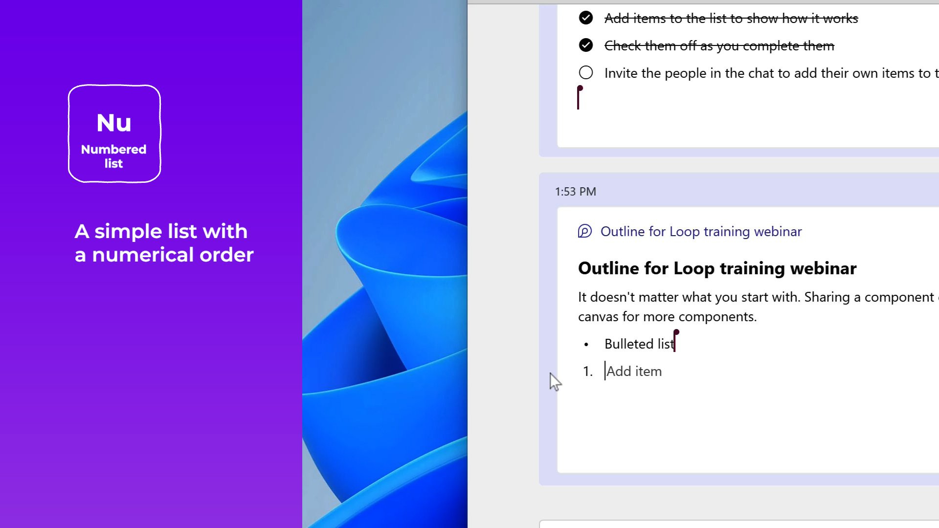 Microsoft Loop components and atomic collaboration Microsoft Loop components and atomic collaboration
