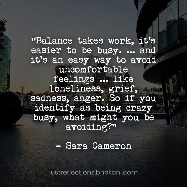 Your work is not your life | Just Reflections - Issue #4