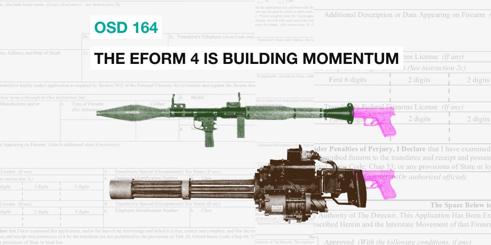 OSD 164: The eForm 4 is building momentum