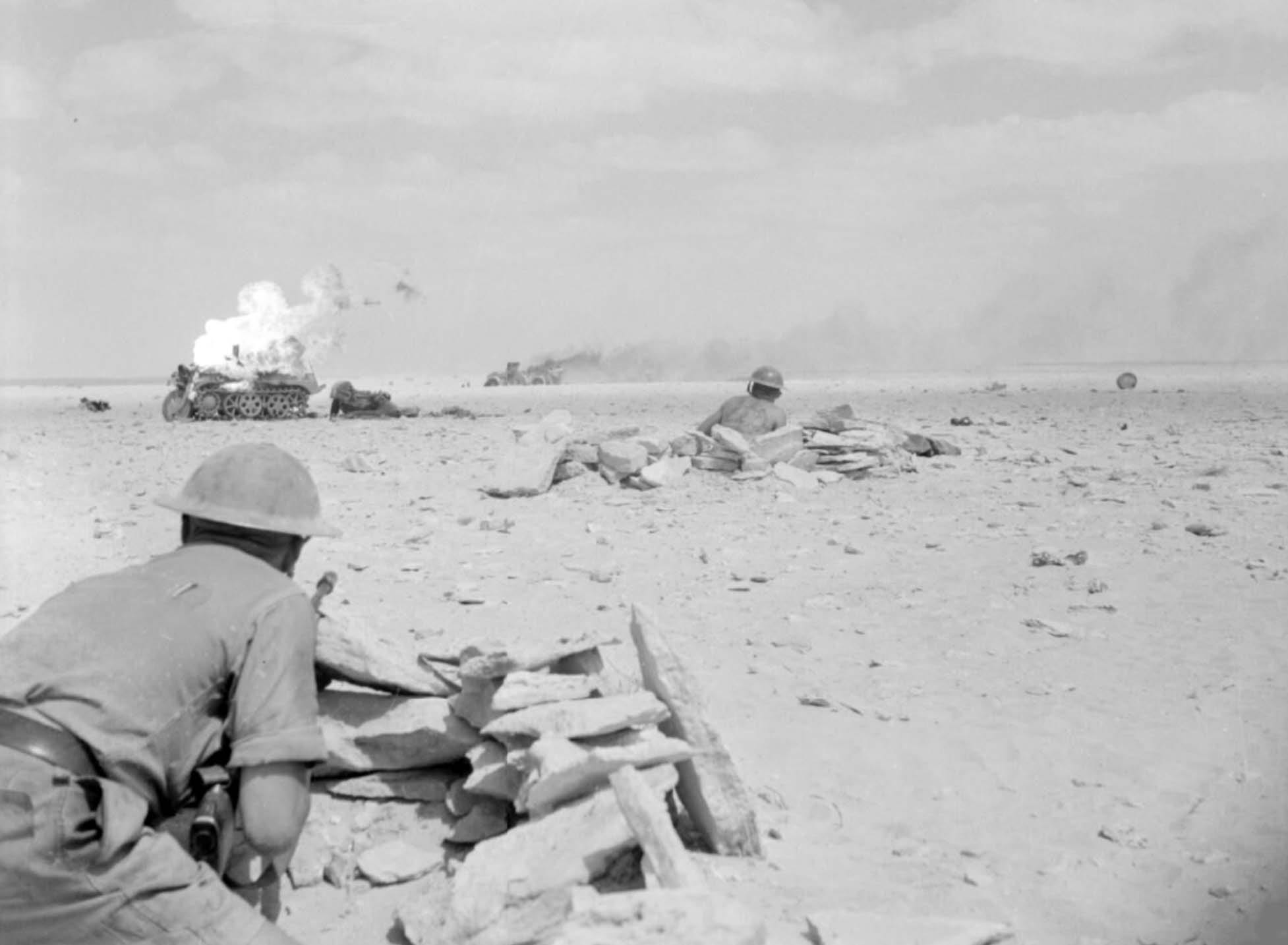 Panzers halted at Battle of Alam el Halfa